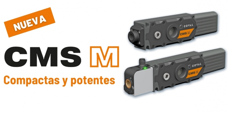 Nueva mini bomba de vacío de multietapas Serie CMS M - COVAL